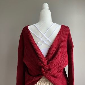Sweaters | Twist Back Sweater | Poshmark